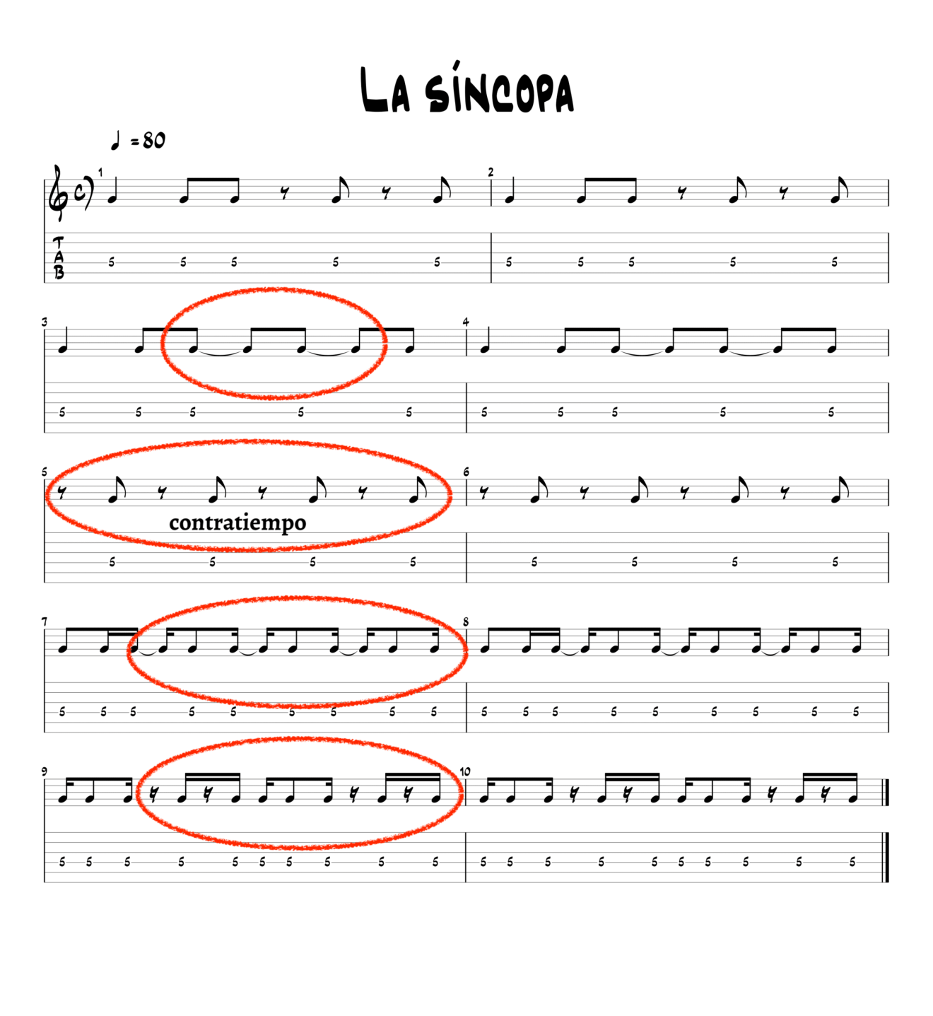 La Síncopa: cuestión de ritmo | clasesguitarramadrid.com